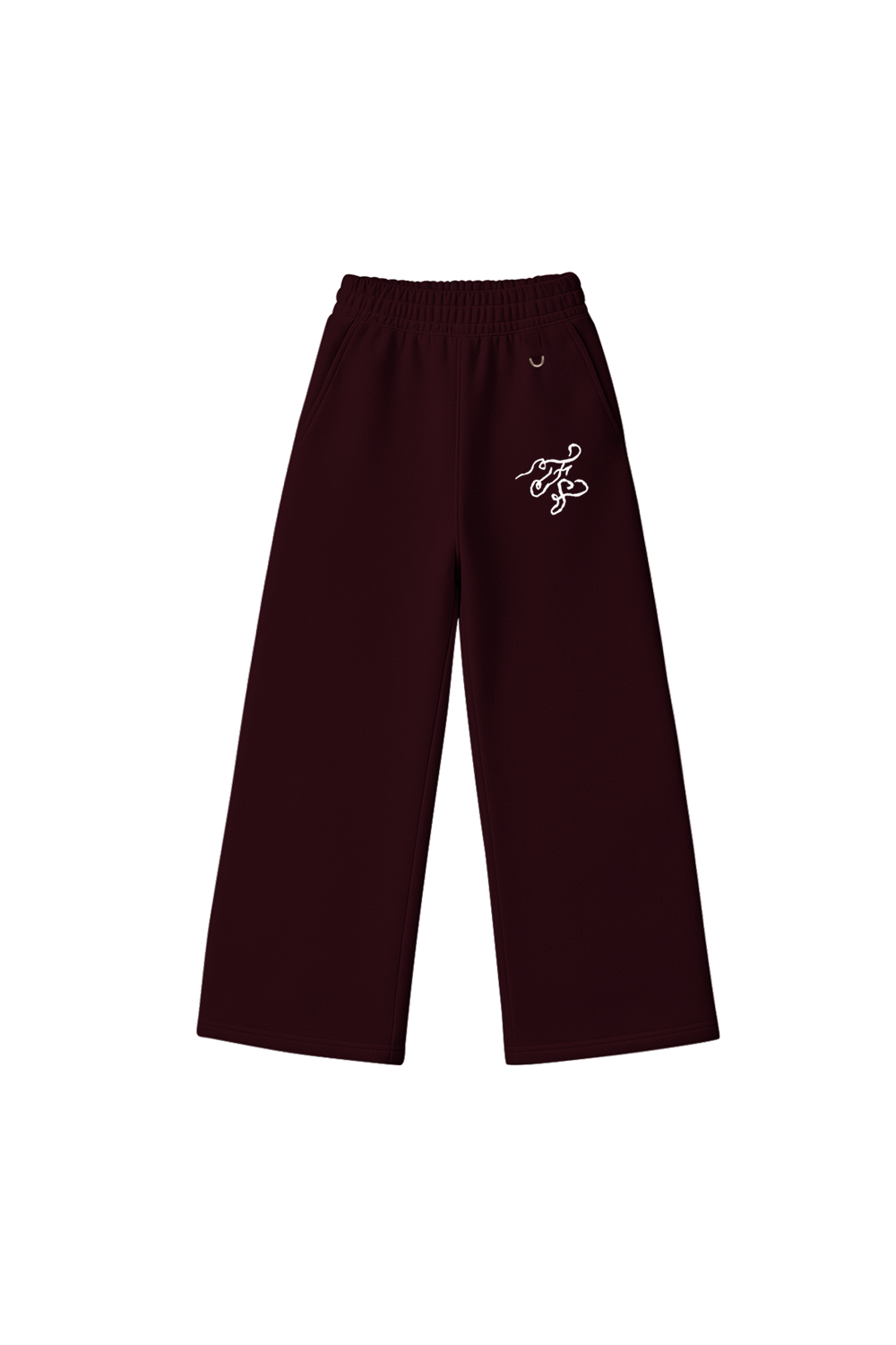 Fate Studios Script Wide Pants Burgundy – FATE