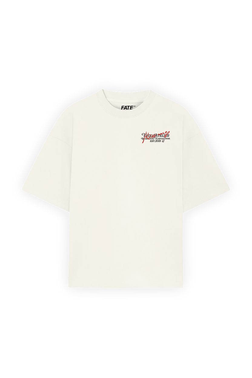 Kiss Me Tee Color Beige | F4t3 Clothing – FATE